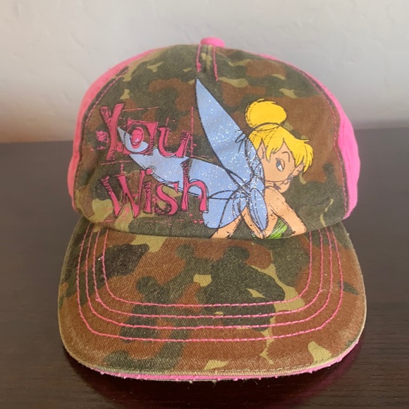 Disney | Accessories | Disney Tinkerbell Camouflage Hat | Poshmark